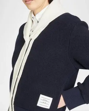 Thom Browne Shawl Collar Wool-blend Cardigan