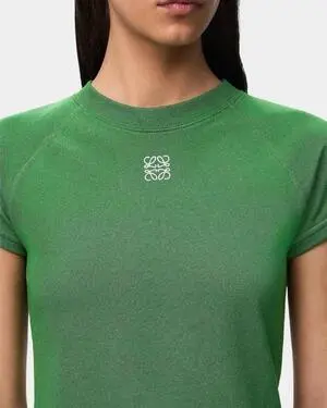Loewe Fit Cap-sleeve T-shirt - Green