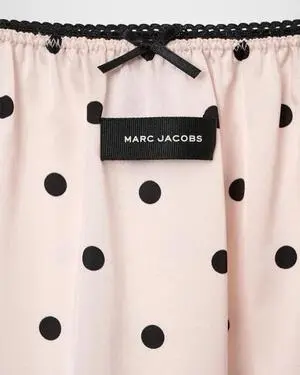 Marc Jacobs Trompe L & Apos;oeil Dots Skirt - Blush Mult