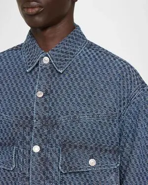 Hudson Jeans Apos;s Jacquard Denim Jacket - Studio