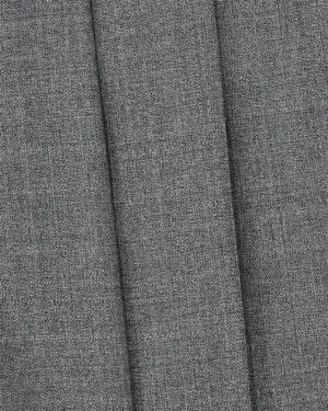 Emporio Armani Apos;s Wool Textured Flat-front Trousers - Solid Medi