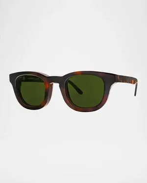 Thierry Lasry Apos;s Monopoly 1003 Acetate Rectangle Sunglasses - Brown