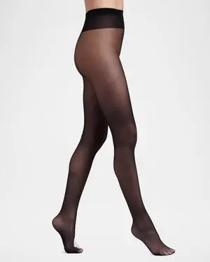 Wolford Individual 10 Pantyhose - Black
