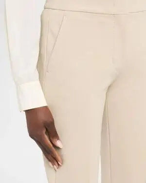 Max Mara Pegno Slim-leg Ankle Pants - Stone