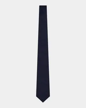 Giorgio Armani Silk Twill Tie - Blue