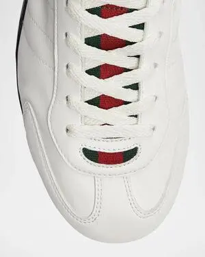 Gucci Apos;s Shift Leather Low-top Sneakers - Ivory