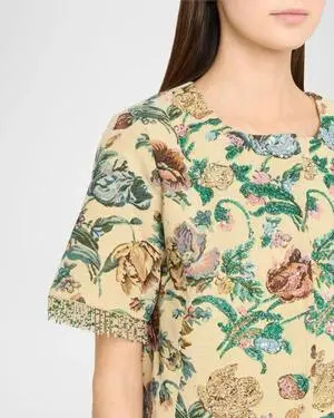Kobi Halperin Carson Floral Cotton-blend Jacket