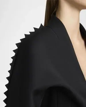 Jacquemus Tailored Shark Tooth-trim Blazer