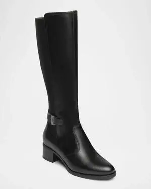 NEROGIARDINI 40mm Leather Knee-high Boots