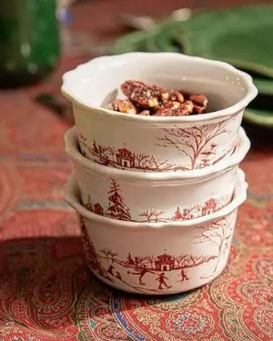 JULISKA Country Estate Winter Frolic Ramekin - Ruby