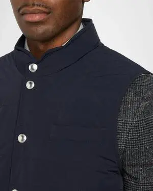 Brunello Cucinelli Apos;s Quilted Vest - Navy