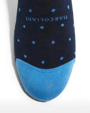 Marcoliani Apos;s 3-pack Invisible Socks - Blue Multi