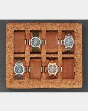Wolf X Analog Shift 1976 Cork 8-watch Storage Box
