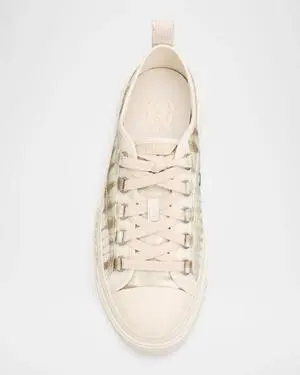 Amiri Court Tie Dye Canvas Low-top Sneakers