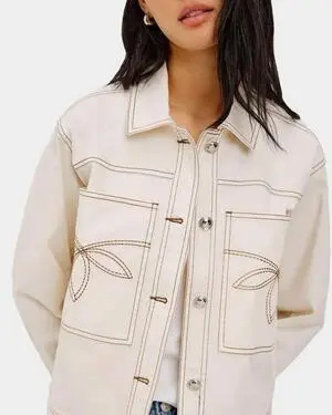 Rails Briggs Top-stitch Denim Jacket