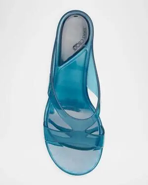 JIMMY CHOO Jelly Drop 50mm Tpu Sandals