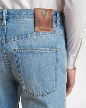 Valentino Garavani Apos;s Patch Pocket Jeans - Denim