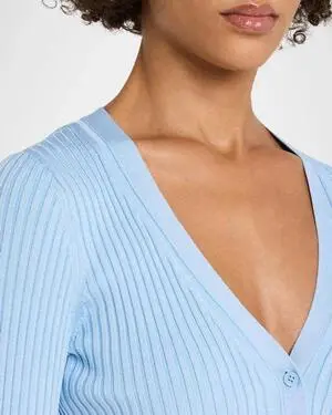 Simkhai Ailany Cropped Cardigan - Tidepool