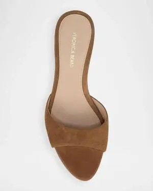 Veronica Beard 65mm Tia Suede Mule Sandals