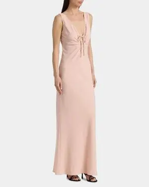 Black Halo Reese Cut-out Bias-cut Maxi Dress