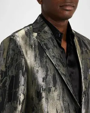 Robert Graham Apos;s Teagan Metallic Woven Blazer - Multi