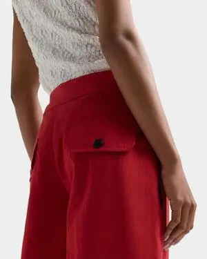 Proenza Schouler White Label Talla Wide-leg Pants - Brick