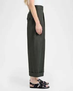 Proenza Schouler White Label Talla Wide-leg Pants