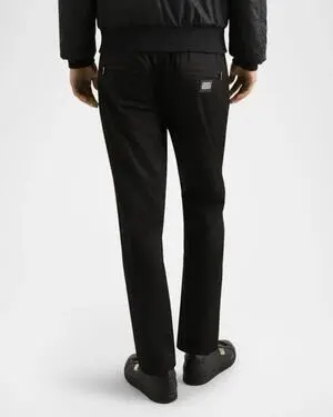 Dolce & Gabbana Core Stretch-cotton Drawstring Joggers - Black
