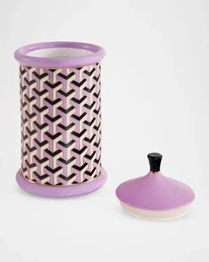 Jonathan Adler Versailles Medium Canister - Lavender