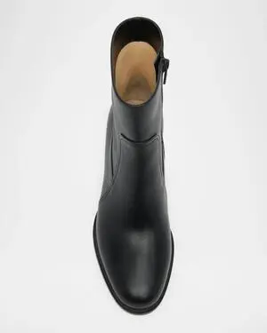 CHRISTIAN LOUBOUTIN 55mm Ira Leather Ankle Boots - Black