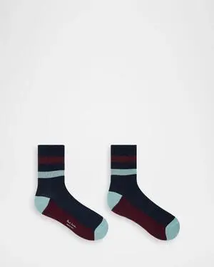 Paul Smith Apos;s Oliver Sport Crew Socks - 47navy
