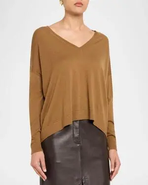 Co Cashmere V-neck Sweater