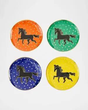 Jonathan Adler Cheval Coasters, Set Of 4 - Multi