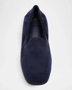 CHURCH & APOS;S Rika Brogue Leather Loafers - Blue