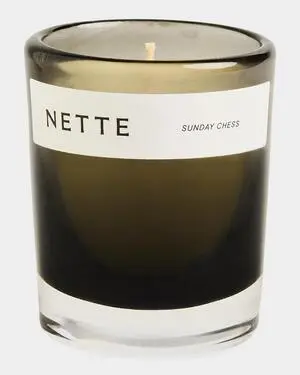 NETTE Sunday Chess Scented Candle - Black