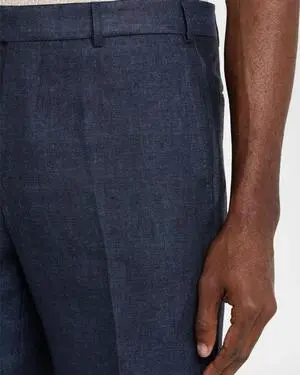 Zanella Apos;s Parker Linen Trousers - Indigo
