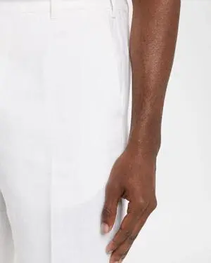 Zanella Apos;s Parker Linen Trousers - Optic Whit