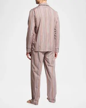 Paul Smith Apos;s Multi-stripe Long-sleeve Pajama Set - Multicolor