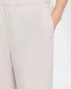 Eileen Fisher Seersucker Check Organic Cotton Pants