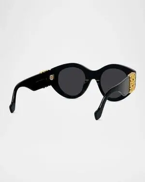 Loewe Anagram Round Sunglasses