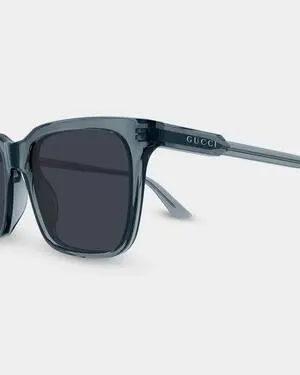 Gucci Apos;s Gg2114s-003 Acetate Rectangle Sunglasses - Blue