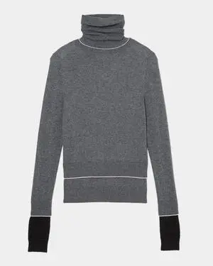 Marc Jacobs Layered Turtleneck Sweater Grey