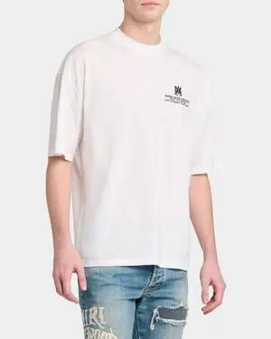 Amiri Apos;s Logo Cotton T-shirt - White