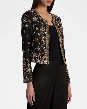 Alice + Olivia Kidman Embellished Jacket