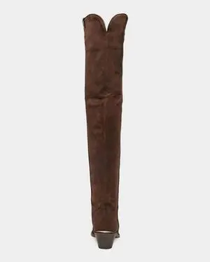Partlow Julia 55mm Suede Over-the-knee Boots - Moro