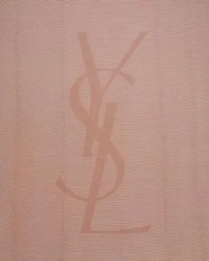 Saint Laurent Cassandre Cashmere & Silk Etamine Scarf