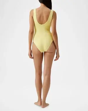Melissa Odabash London Lace-up One-piece Swimsuit
