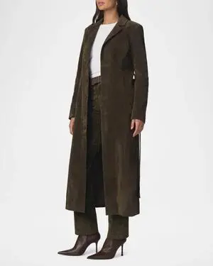 JOE & APOS;S JEANS The Faux-suede Long Coat