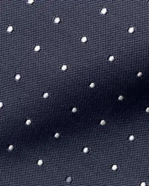 Ralph Lauren Purple Label Apos;s Pin Dot Peau De Soie Tie - Navy