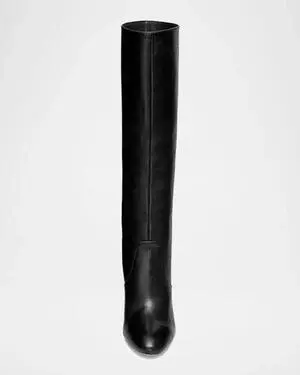 LOEFFLER RANDALL Goldy Leather Knee Boots